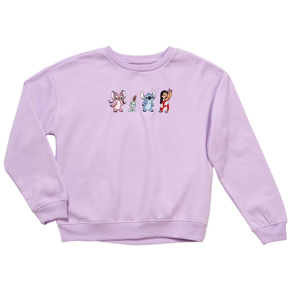 Click here for Girls (7-16) Disney Embroidered Lilo & Stitch Swea... prices
