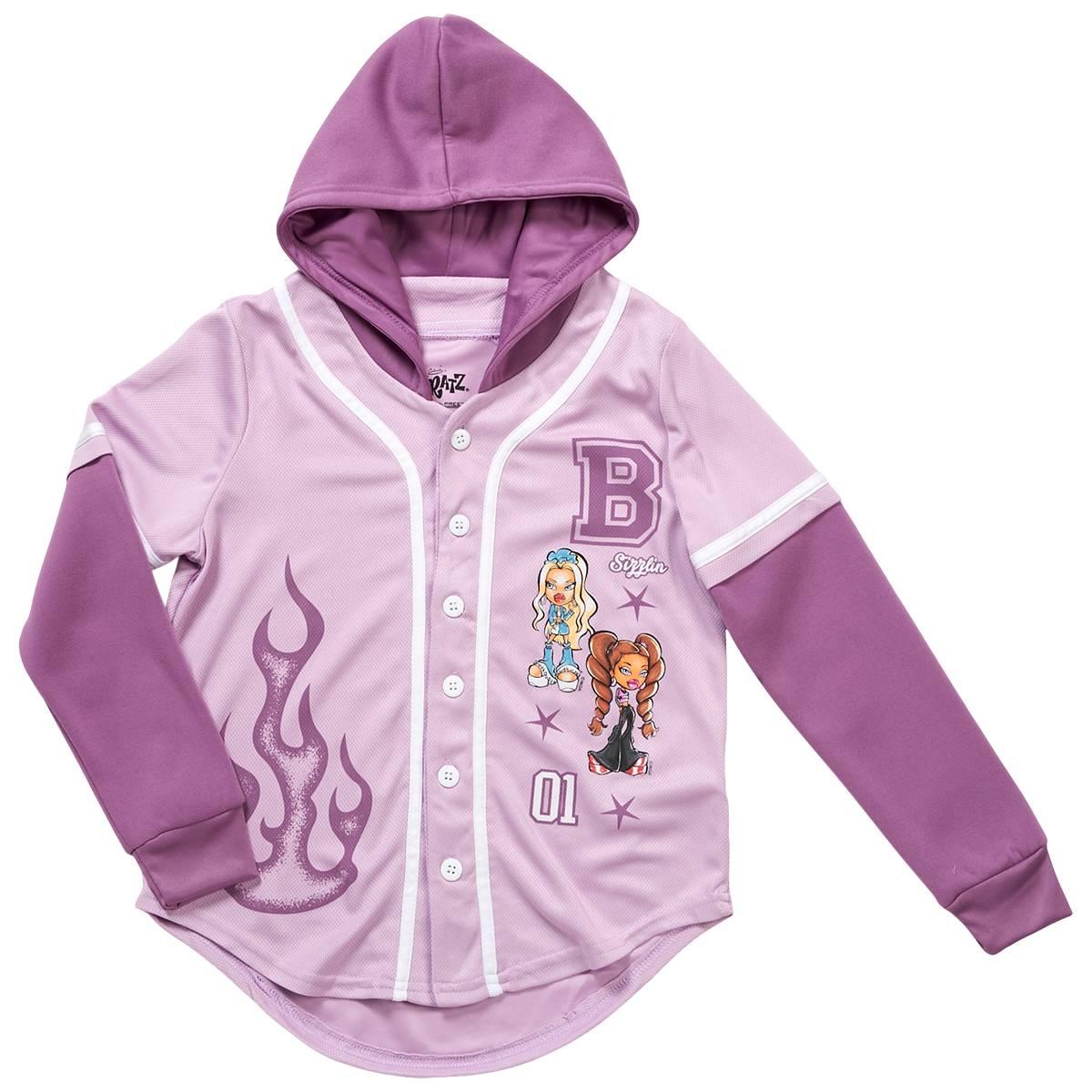 Click here for Girls (7-16) Bratz Hooded Baseball Jersey prices