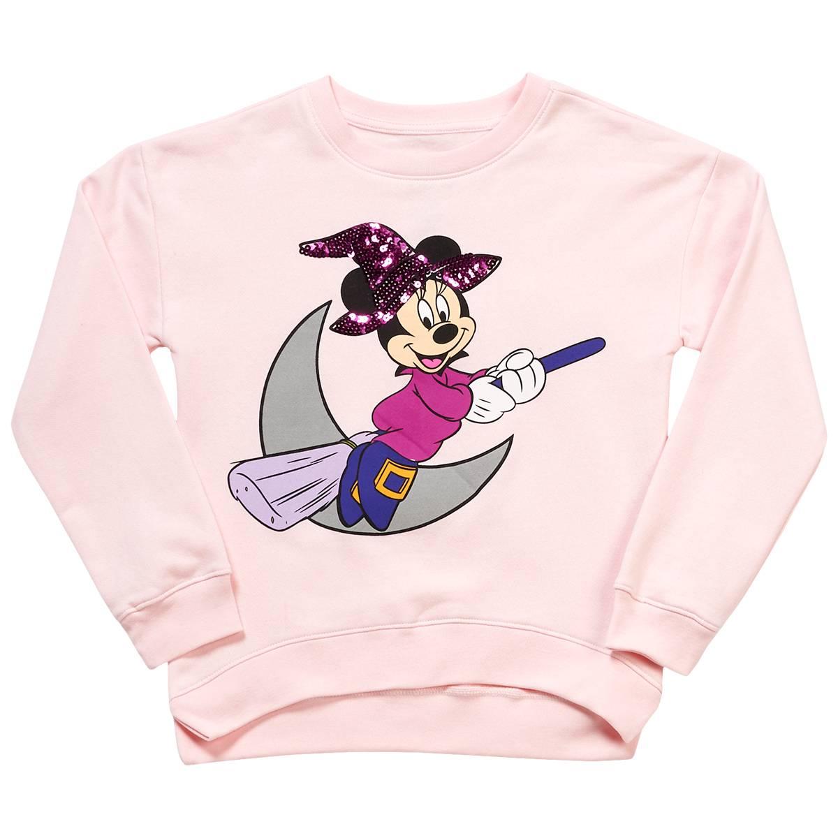 Click here for Girls (7-16) Disney Minnie Sequin Witch Crew Neck... prices
