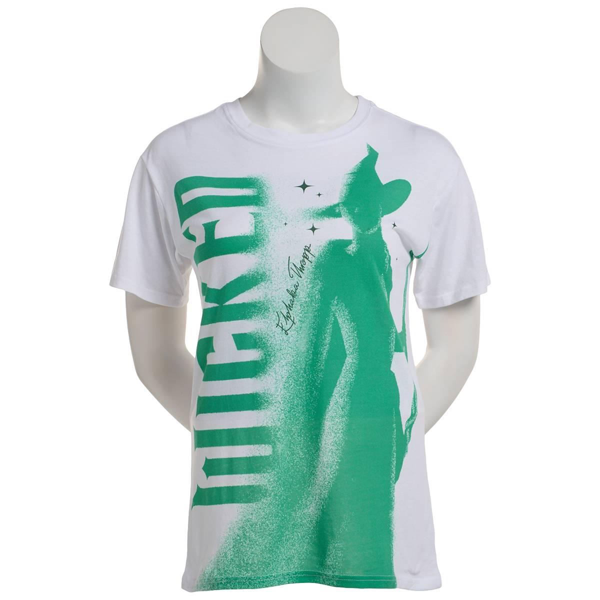 Click here for Juniors Plus Freeze Wicked Elphaba Graphic Tee prices