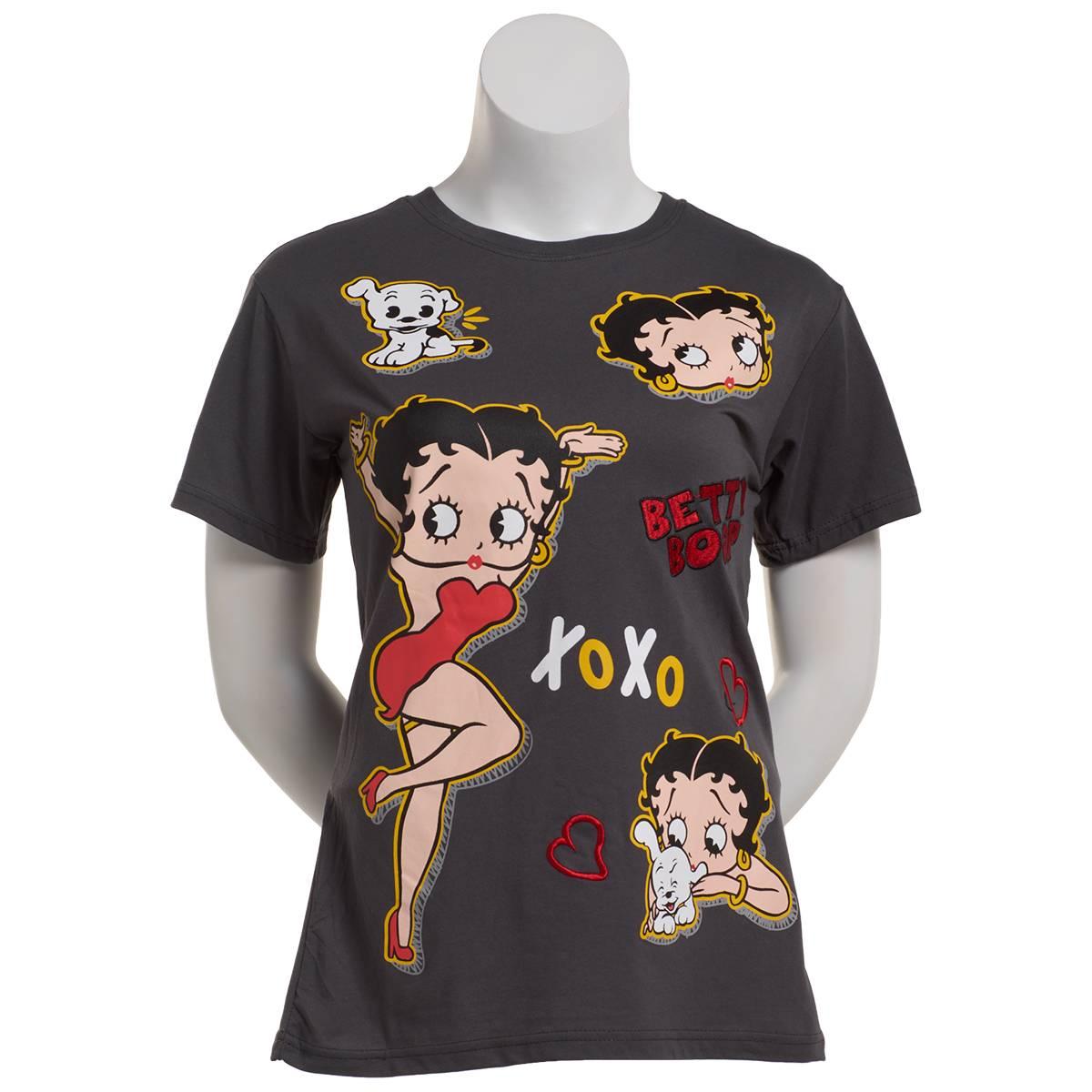 Click here for Juniors Freeze Betty Boop and Pudgy Graphic Tee prices