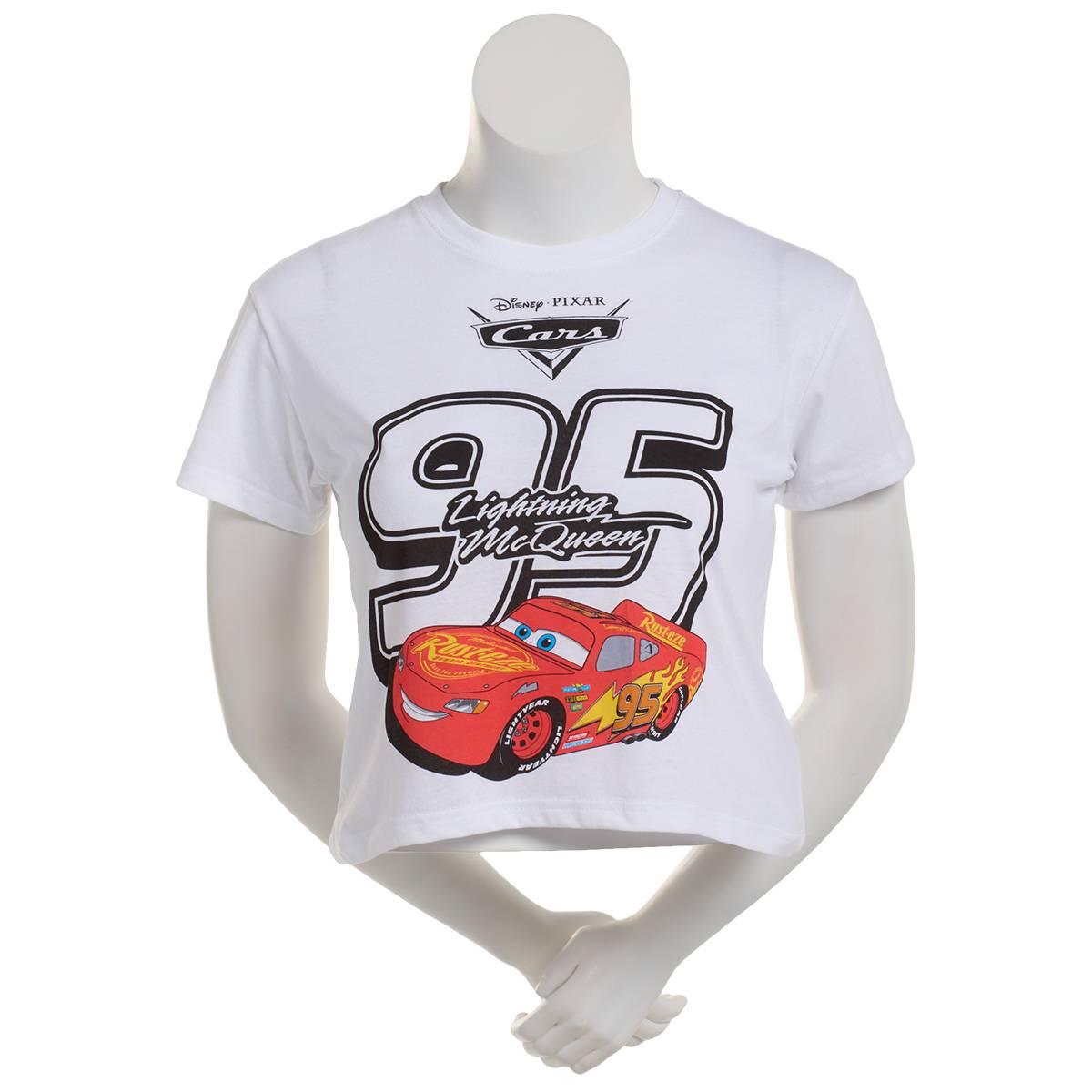 Click here for Juniors Freeze Cars 95 Cropped Graphic Tee prices