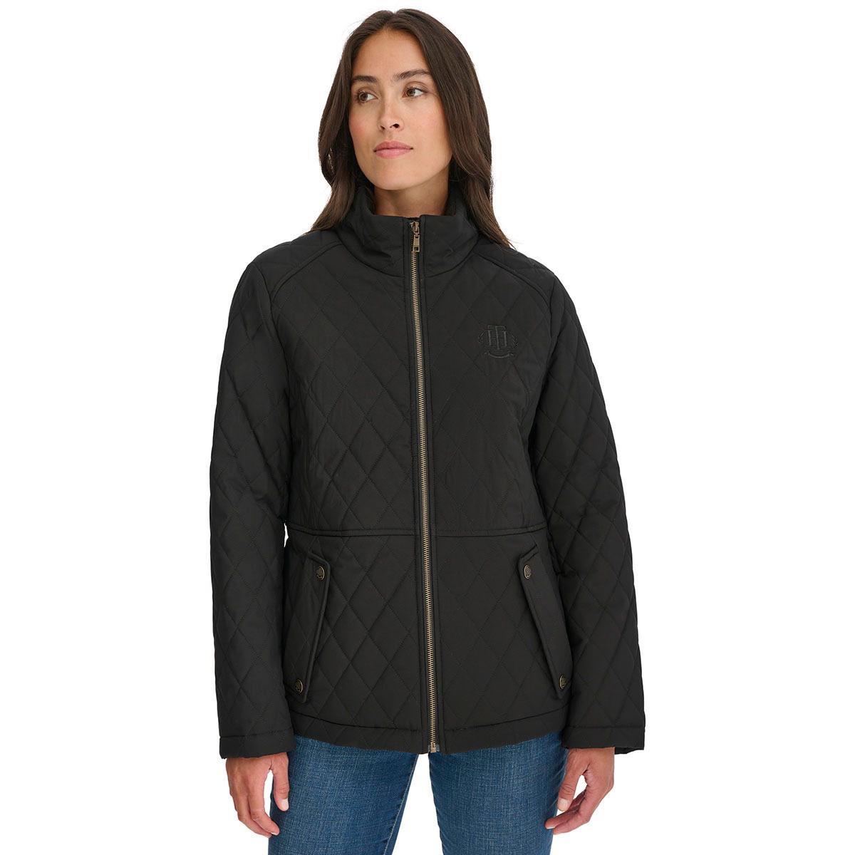 Click here for Womens Tommy Hilfiger Short Quilted Solid Puffer J... prices