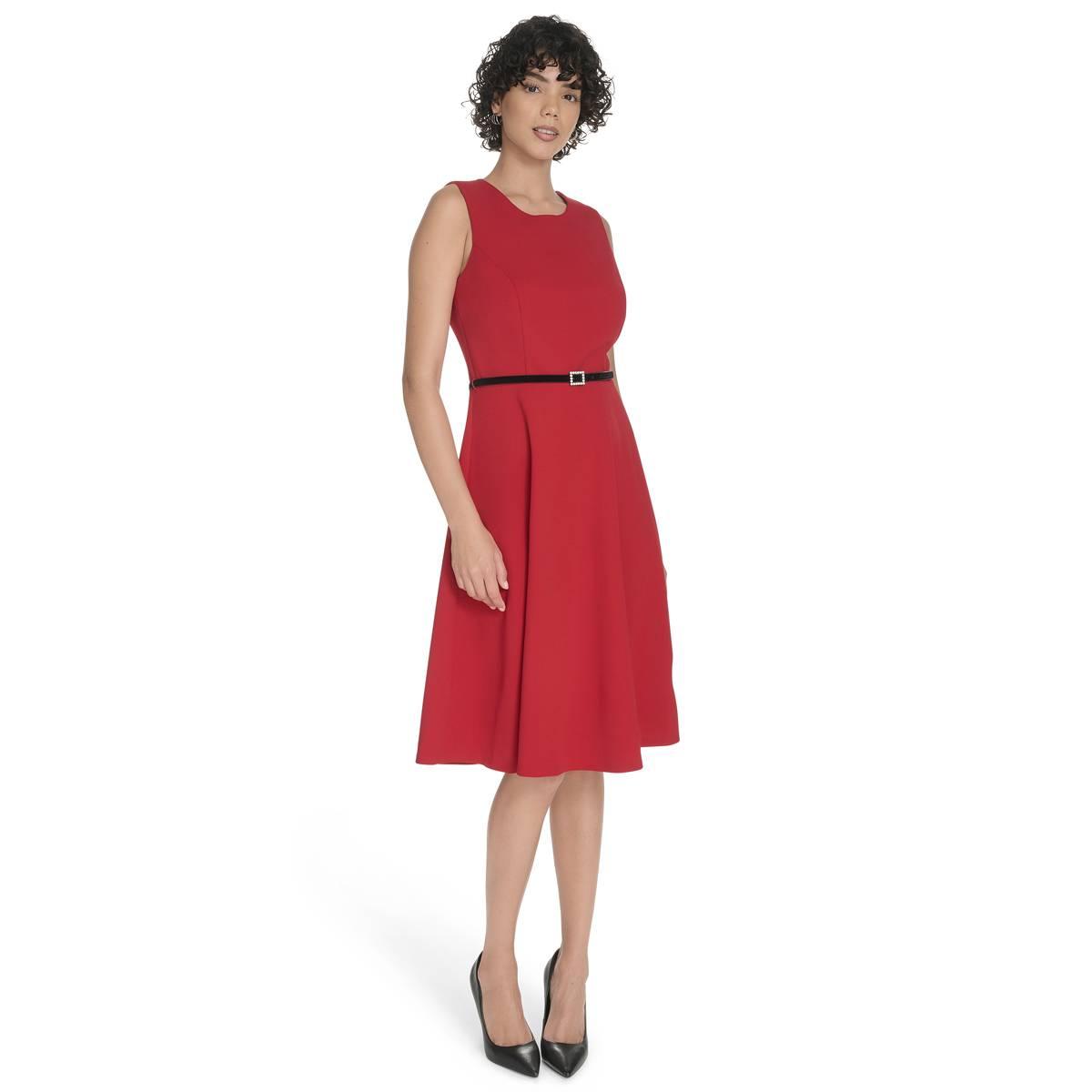 Click here for Womens Tommy Hilfiger Sleeveless Fit & Flare Dress... prices