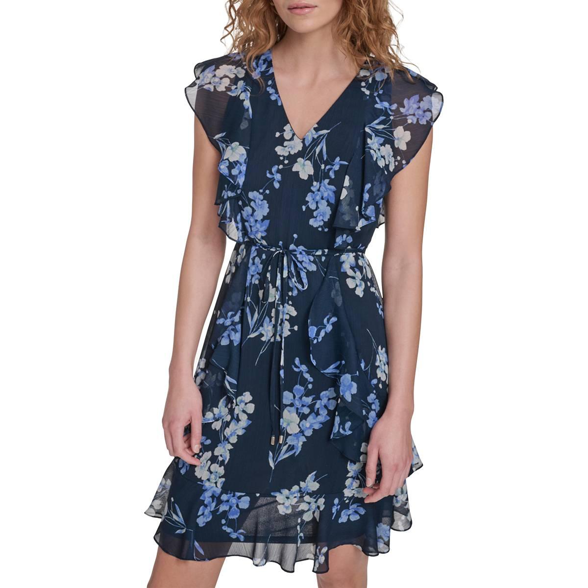 Click here for Womens Tommy Hilfiger Short Sleeve Blue Floral A-L... prices