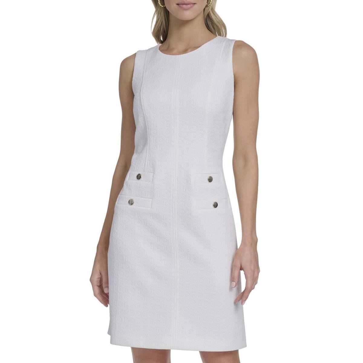 Click here for Womens Tommy Hilfiger Sleeveless Knit Sheath Dress prices