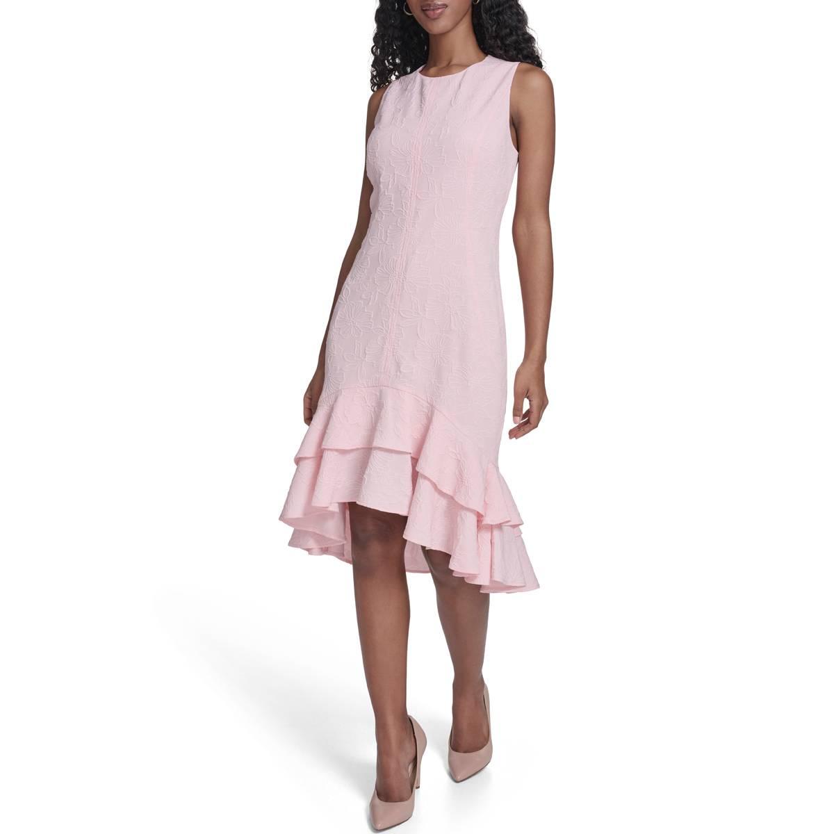 Click here for Womens Tommy Hilfiger Ruffle Trim Mixed Media Flor... prices