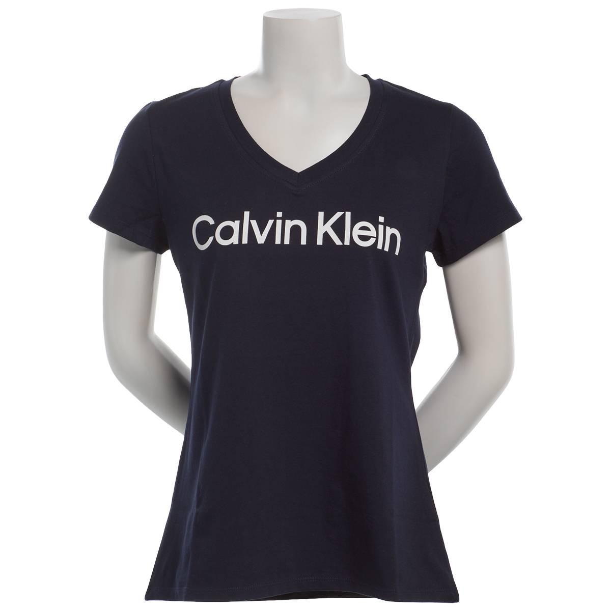 Click here for Womens Calvin Klein Performance Logo Short Sleeve... prices