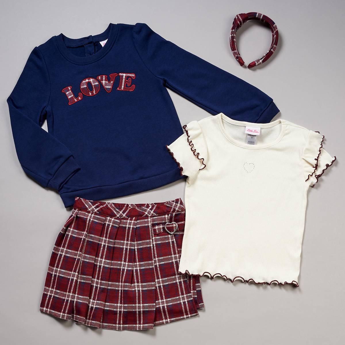 Click here for Girls (7-12) Little Lass(R) 3pc. Love Sweatshirt T... prices