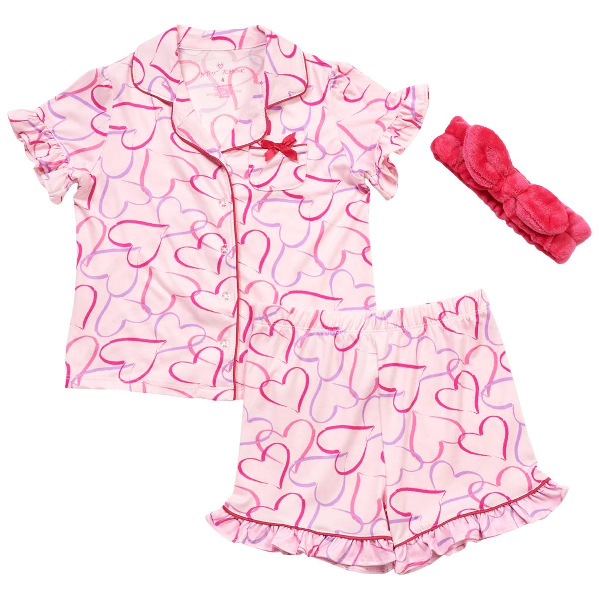 Click here for Girls (4-6x) Betsey Johnson 2pc. Heart Short Sleev... prices