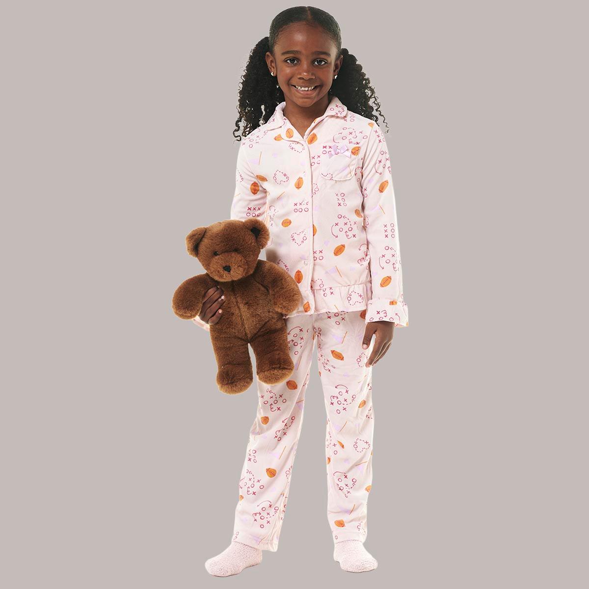 Click here for Girls (4-6x) Sincerely Jules Aop Football Ruffle P... prices