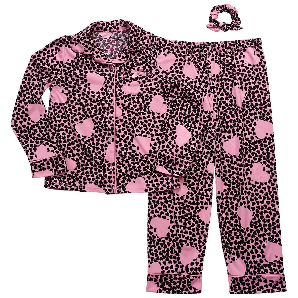 Click here for Girls (4-6) Betsy Johnson 3pc. Cheetah Hearts Paja... prices