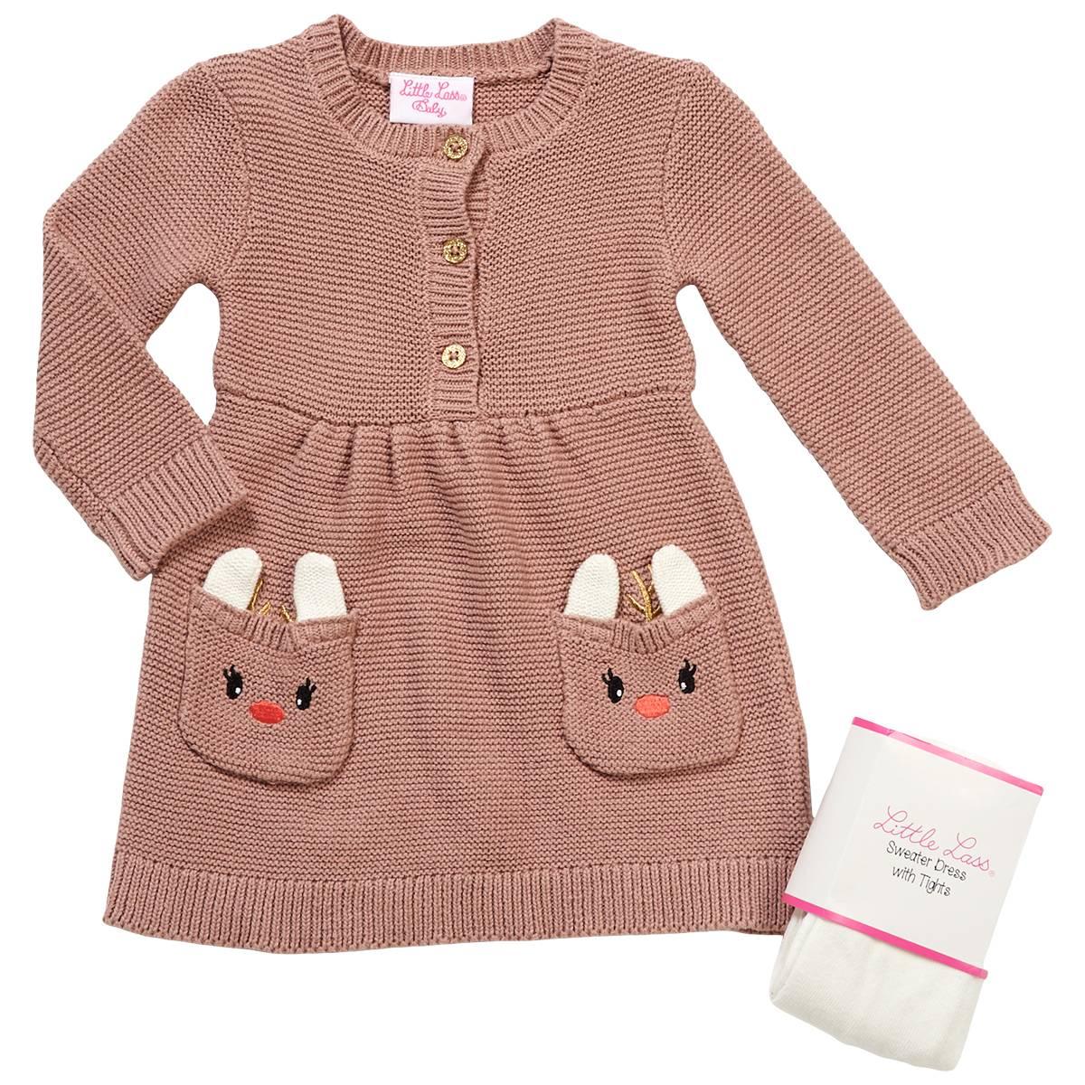 Click here for Baby Girl (12-24M) Little Lass(R) 2pc. Reindeer Sw... prices