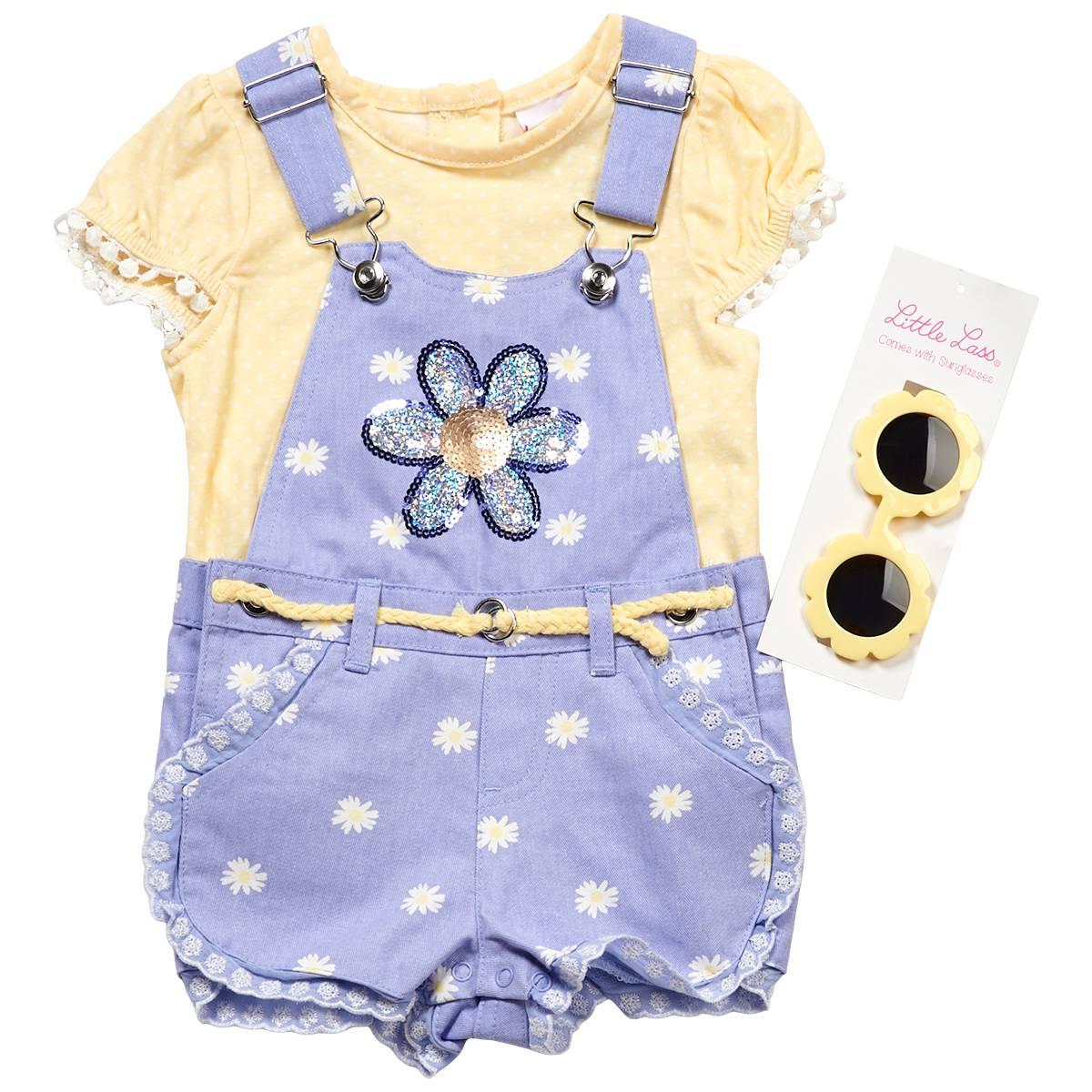 Click here for Baby Girl (12-24M) Little Lass(R) Daisy Eyelet Sho... prices
