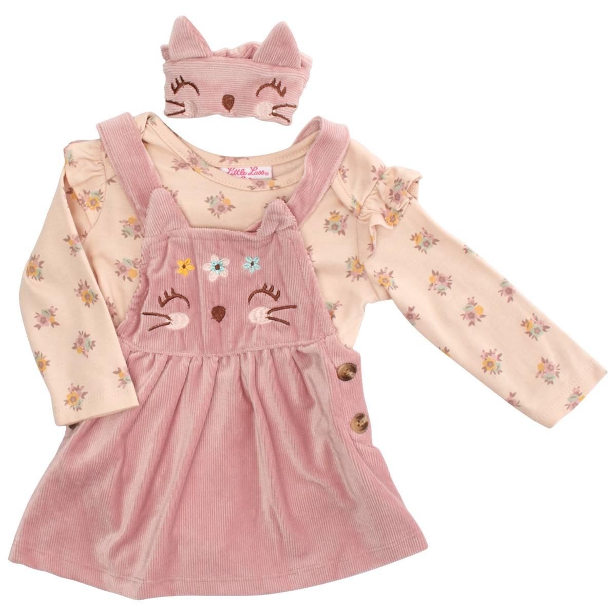 Click here for Baby Girl (12-24M) Little Lass(R) Kitty Face Cordu... prices