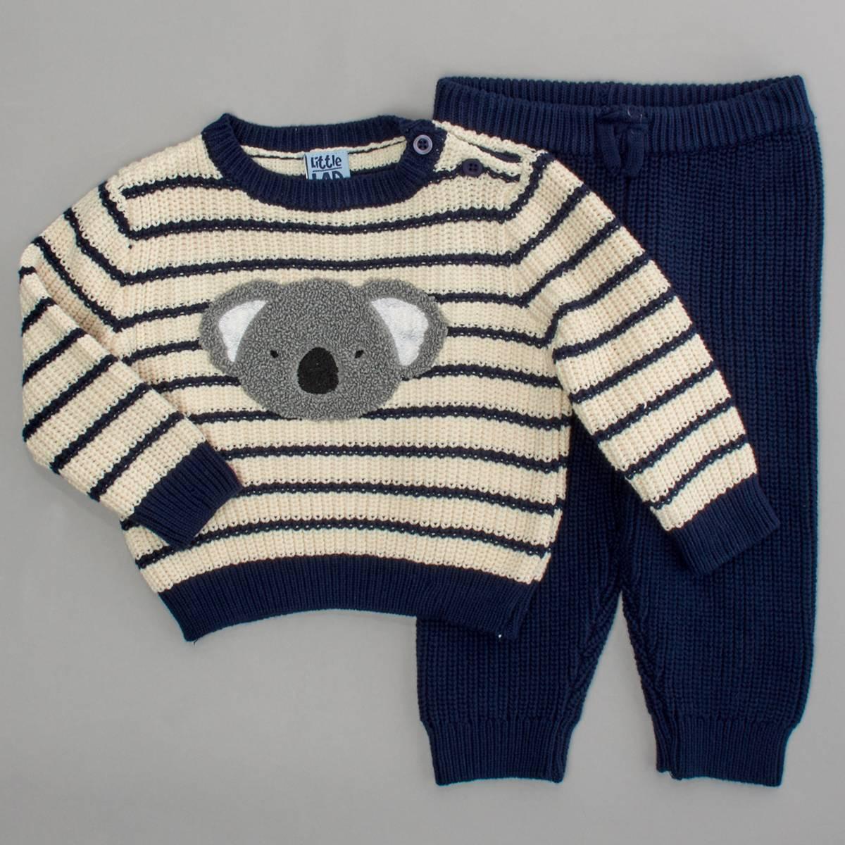 Click here for Baby Boy (NB-3M) Little Lad(R) Stripe Koala Sweate... prices