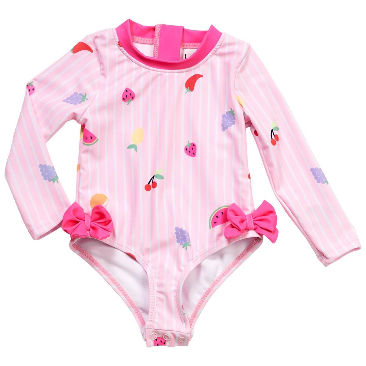 Click here for Baby Girl (12-24M) Nicole Miller Fruit One Piece S... prices