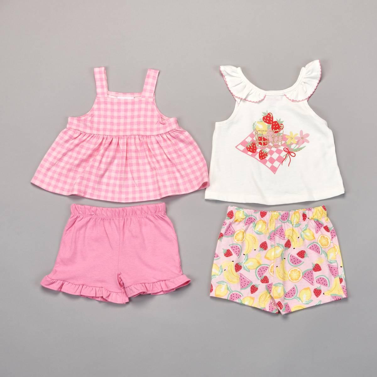 Click here for Toddler Girl Little Lass(R) 4pc. Printed Tops & Bo... prices