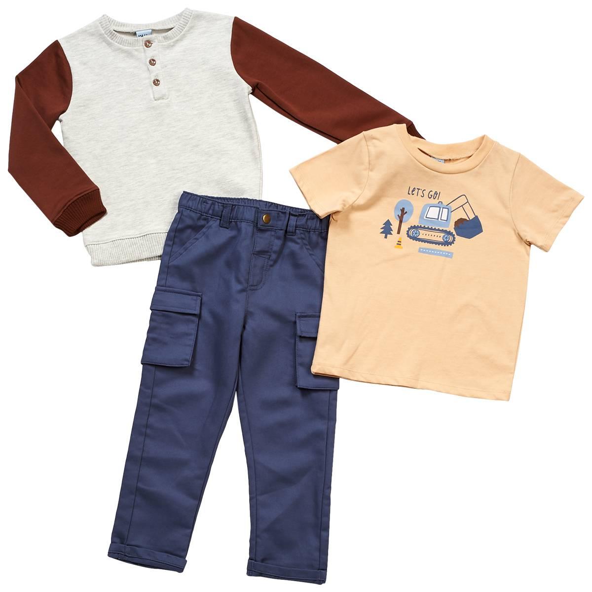 Click here for Toddler Boy Little Lad(R) 3pc. Sweater Graphic Tee... prices