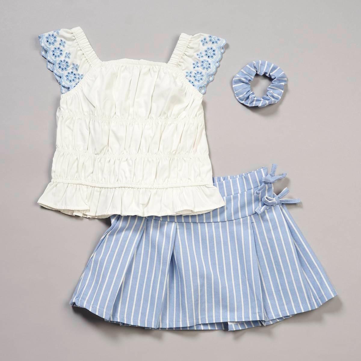 Click here for Girls (4-6x) Little Lass(R) 2pc. Ruffle Top & Line... prices
