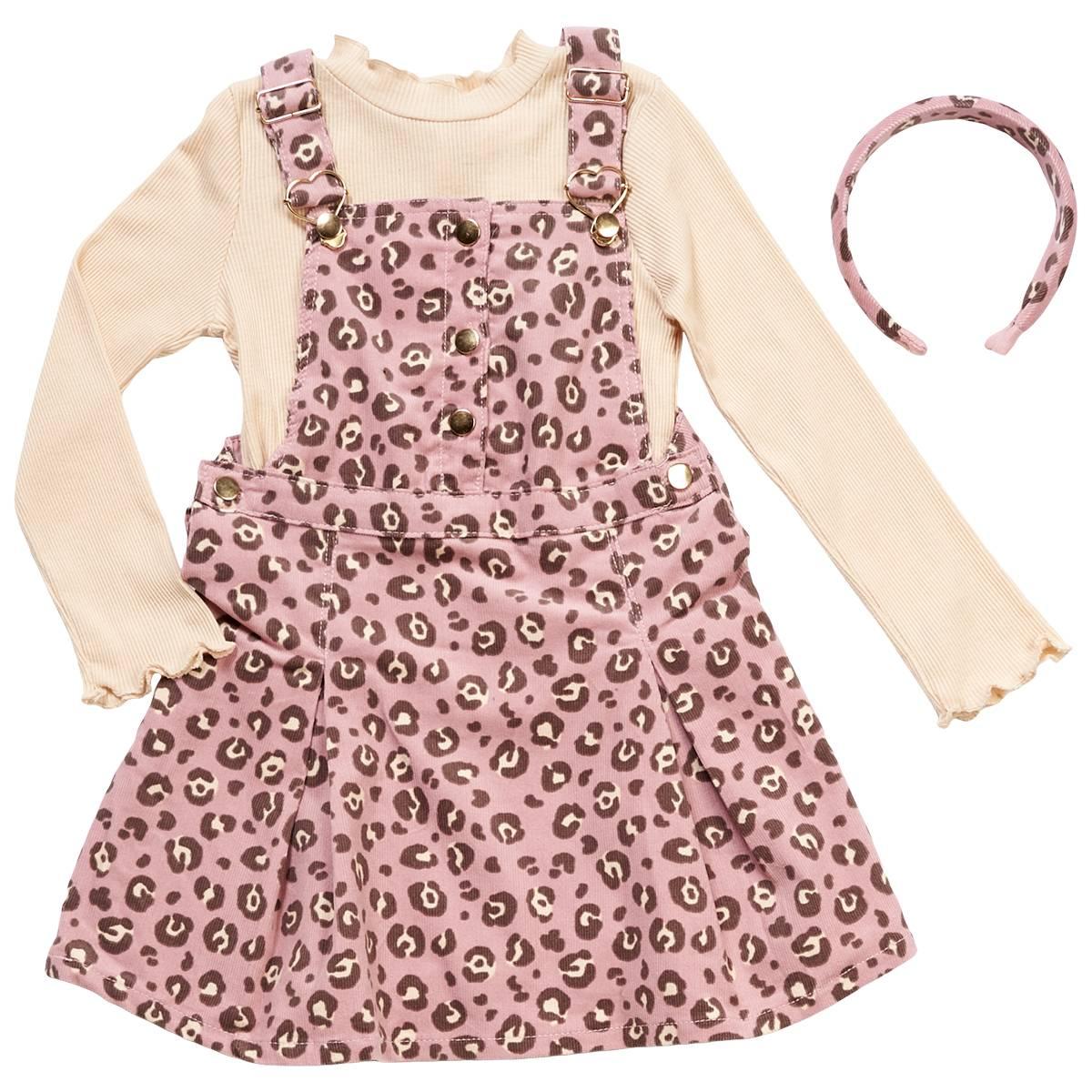 Click here for Girls (4-6x) Little Lass(R) Leopard Corduroy Jumpe... prices