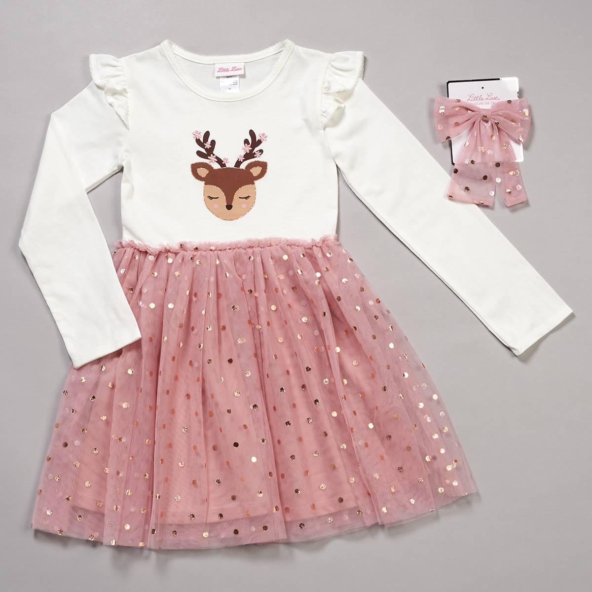 Click here for Girls (4-6x) Little Lass(R) Reindeer Tutu Dress prices