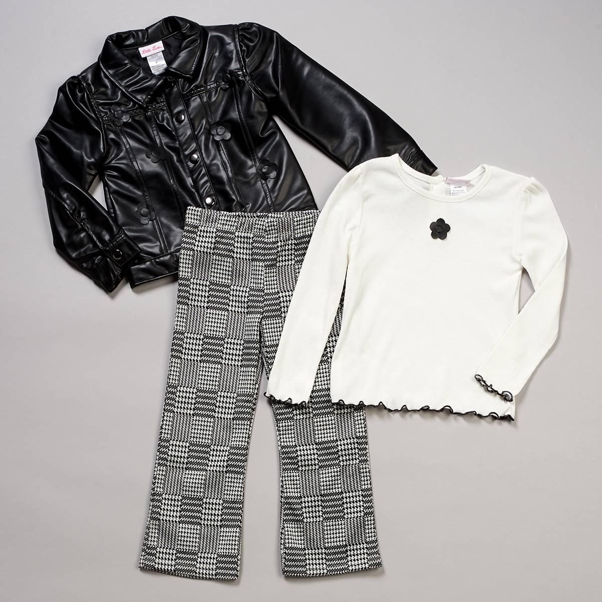 Click here for Girls (4-6x) Little Lass(R) 3pc. Faux Leather Jack... prices