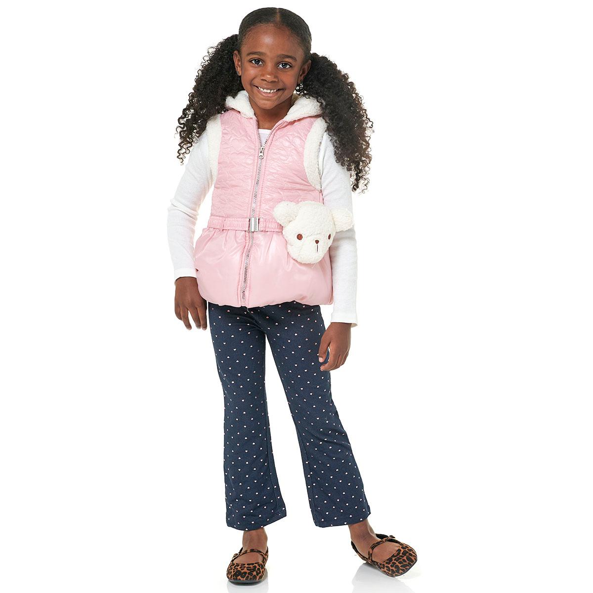 Click here for Girls (4-6x) Little Lass(R) 4pc. Heart Quilted Ves... prices