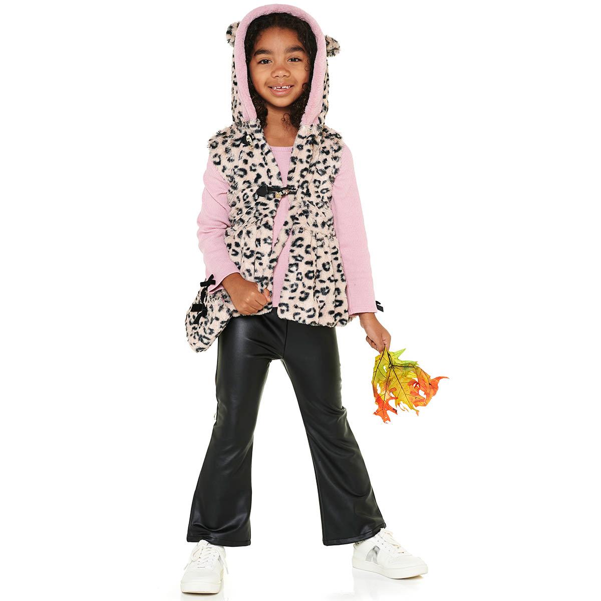 Click here for Girls (4-6x) Little Lass(R) 3pc. Faux Fur Leopard... prices