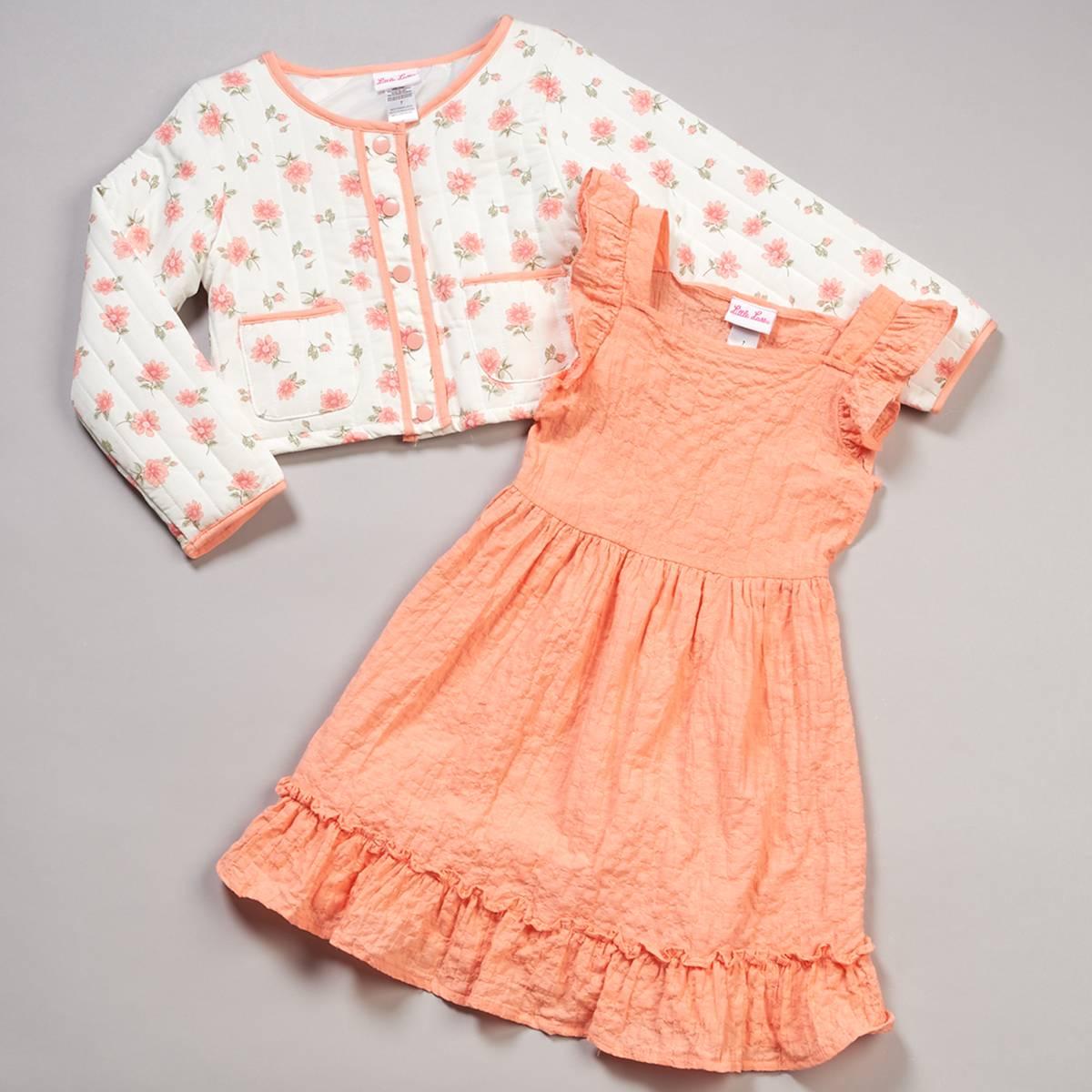 Click here for Girls (7-16) Little Lass(R) Floral Jacket w/ Ruffl... prices