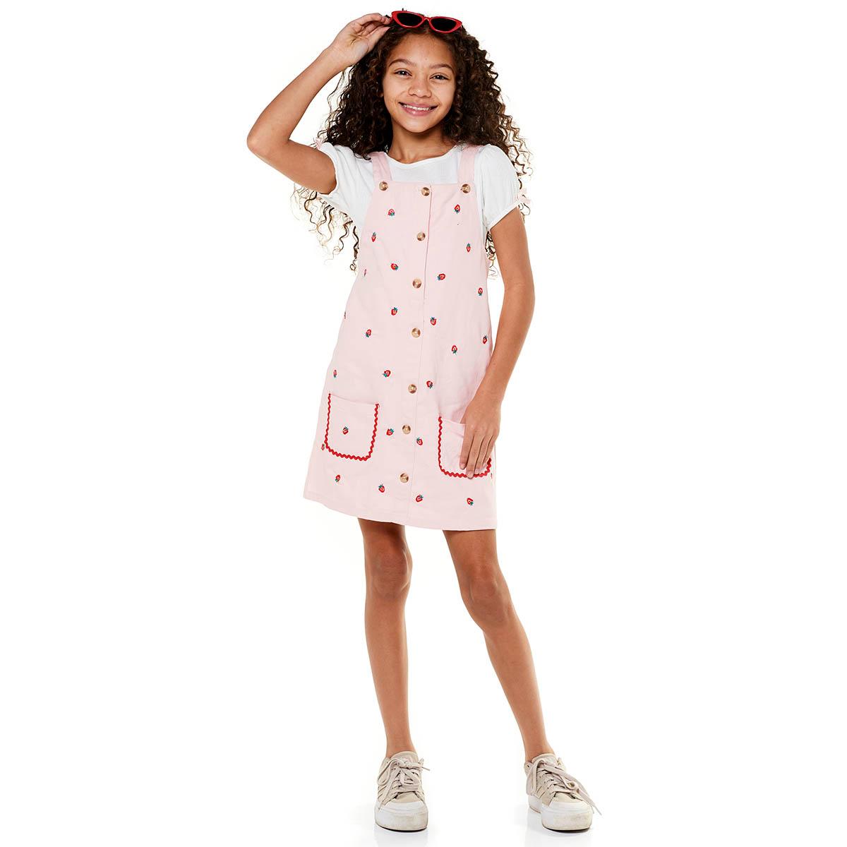 Click here for Girls (7-12) Little Lass(R) Strawberry Jumper w/ S... prices