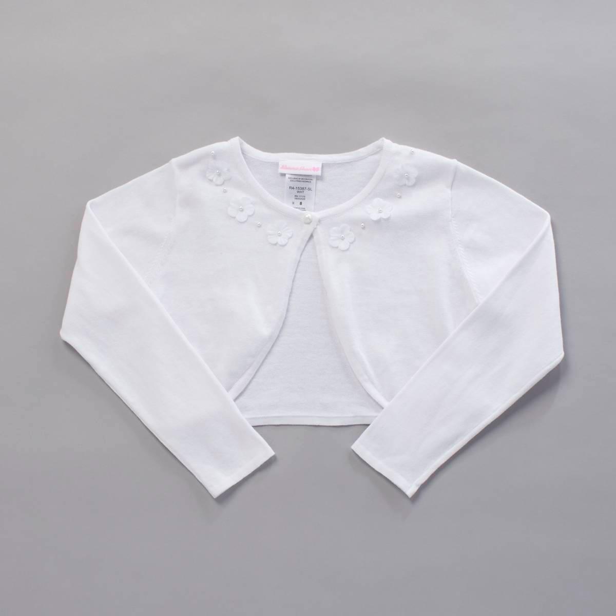 Click here for Girls (7-16) Bonnie Jean Cardigan With Rosettes prices