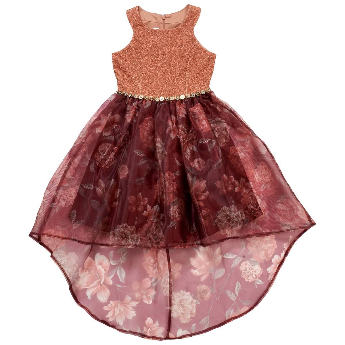 Click here for Girls (7-16) Bonnie Jean Halter Sparkle & Floral H... prices