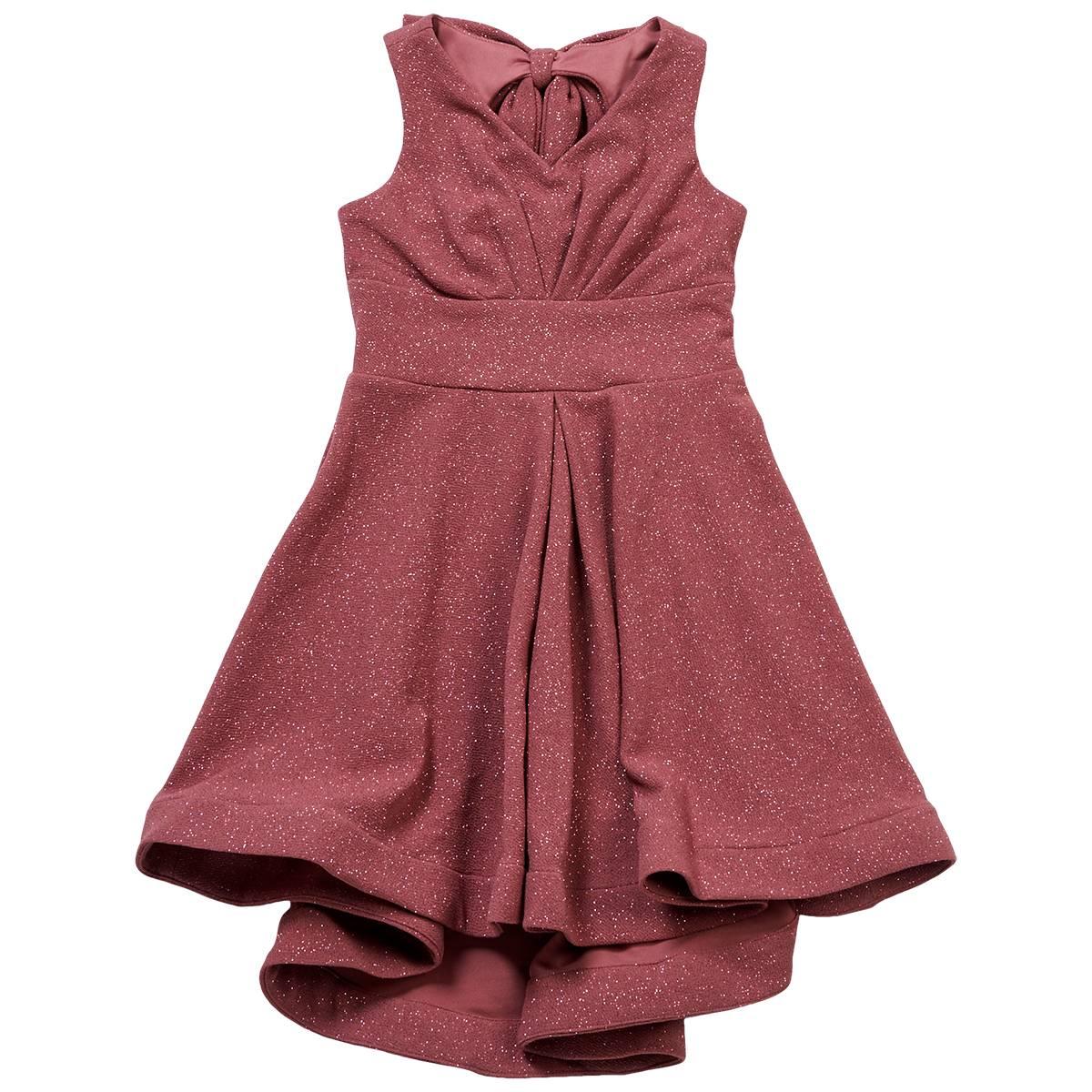 Click here for Girls (7-16) Bonnie Jean Sparkle Bow Back V-Neck S... prices