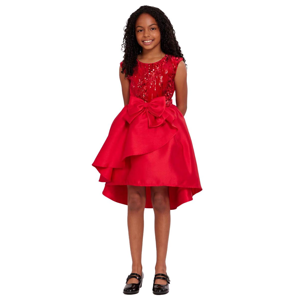 Click here for Girls (7-16) Bonnie Jean Sleeveless Sequin Velvet... prices