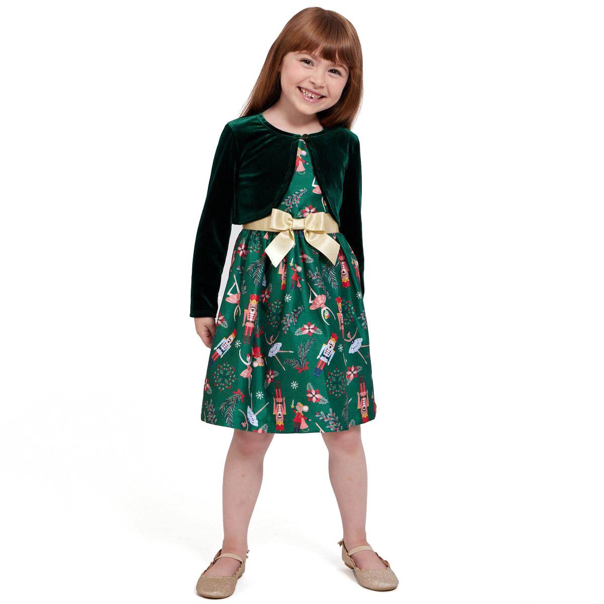 Click here for Girls (7-16) Bonnie Jean Nutcracker Dress W/ Velve... prices