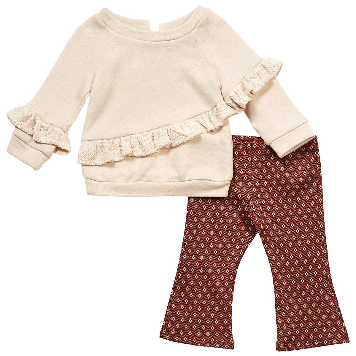 Click here for Baby Girl (12-24M) Bonnie Jean Ruffle Sweatshirt &... prices