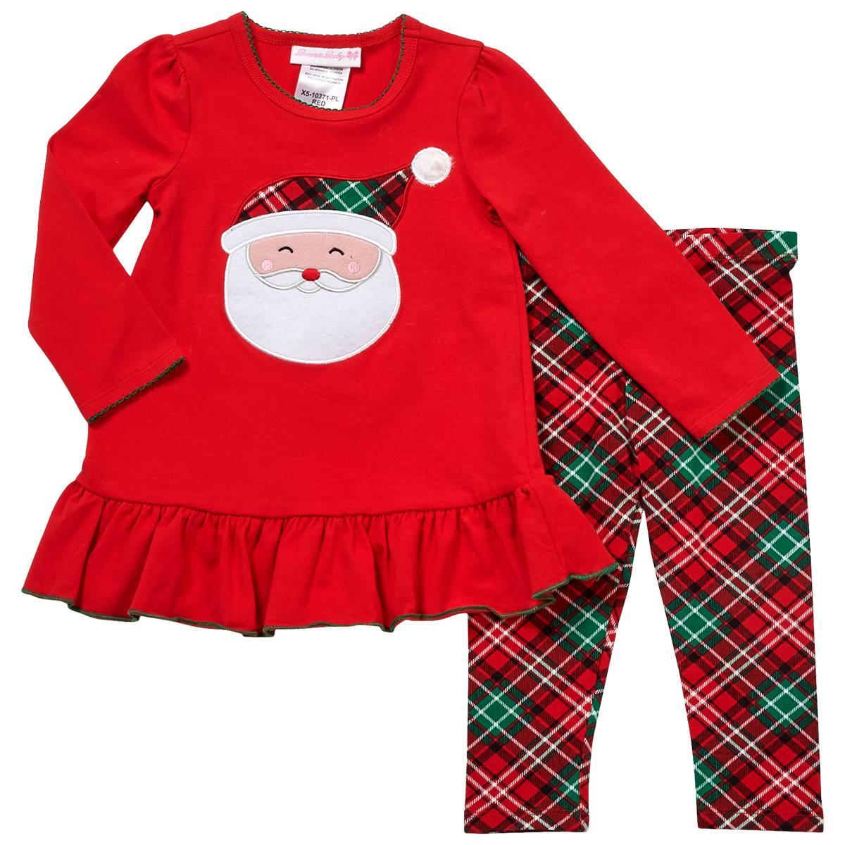 Click here for Baby Girl (12-24M) Bonnie Jean Santa Tunic & Plaid... prices