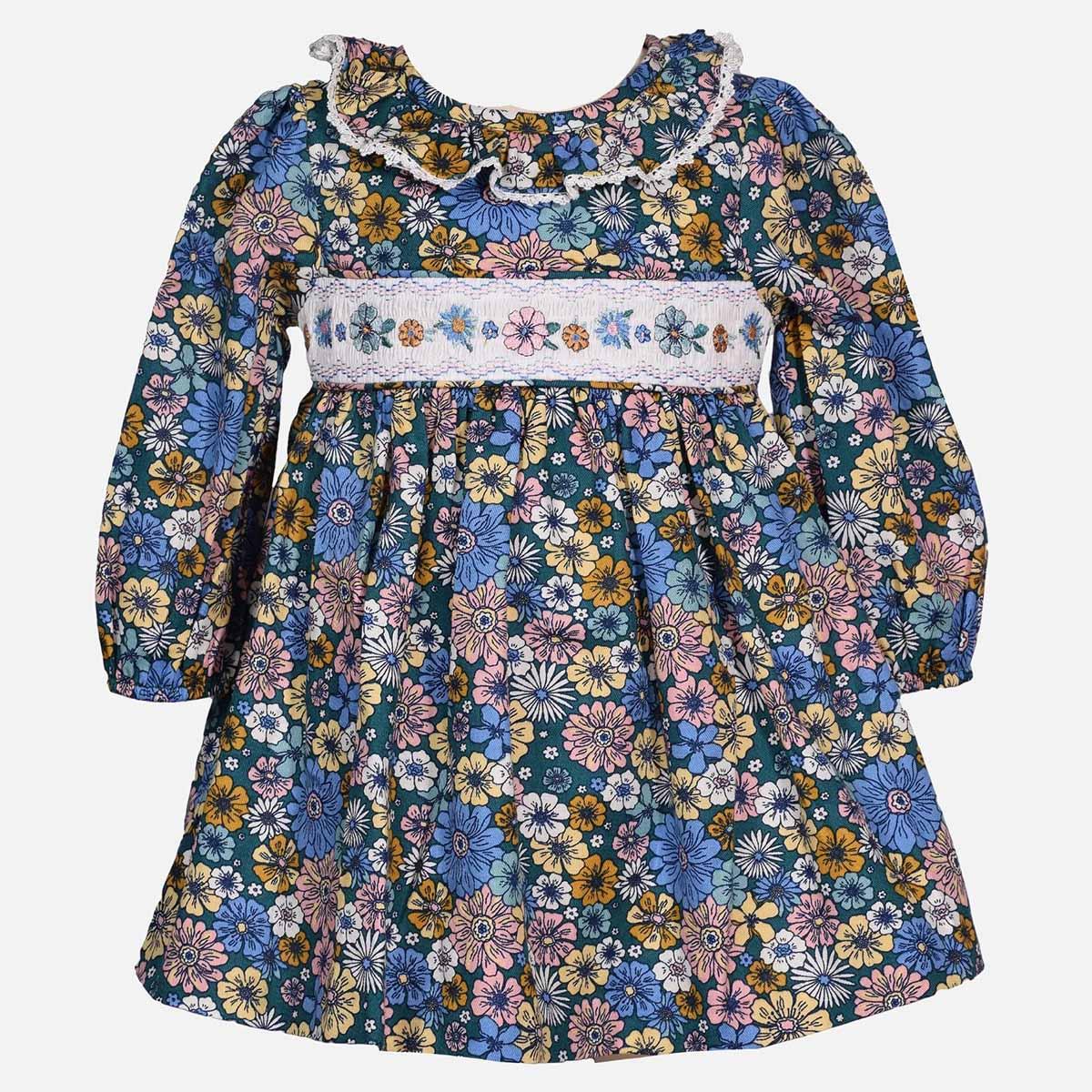 Click here for Toddler Girl Bonnie Jean Floral Pierrot Long Sleev... prices