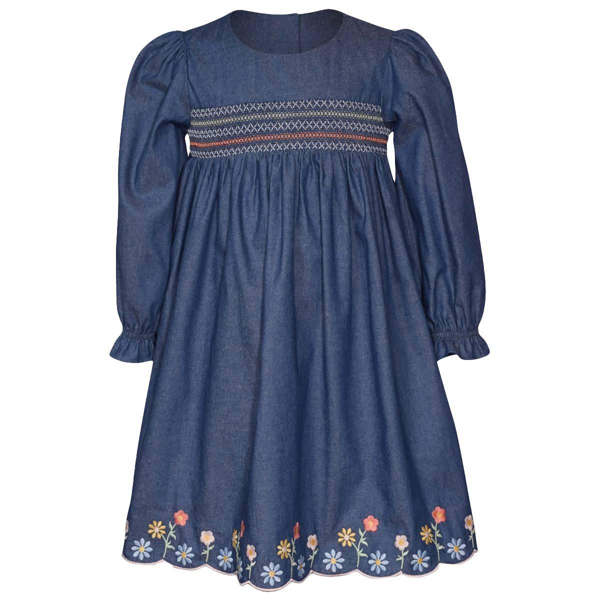 Click here for Girls (4-6x) Bonnie Jean Stripe & Floral Embroider... prices