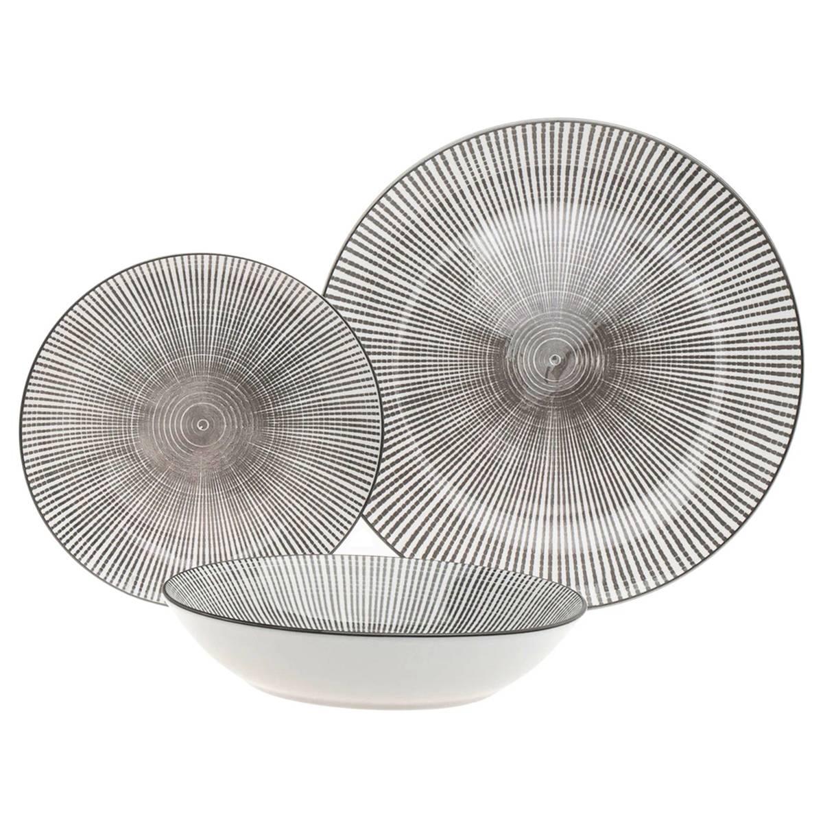Click here for Godinger Laura Grey 12pc. Dinnerware Set prices