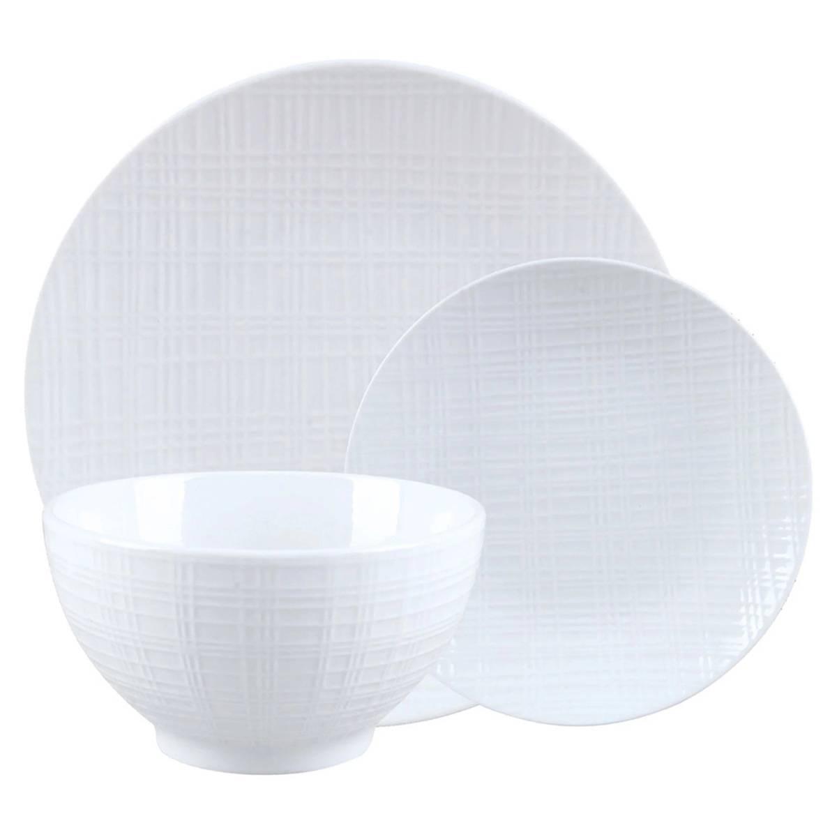Click here for Godinger Freemont Porcelain 12pc. Dinnerware Set prices