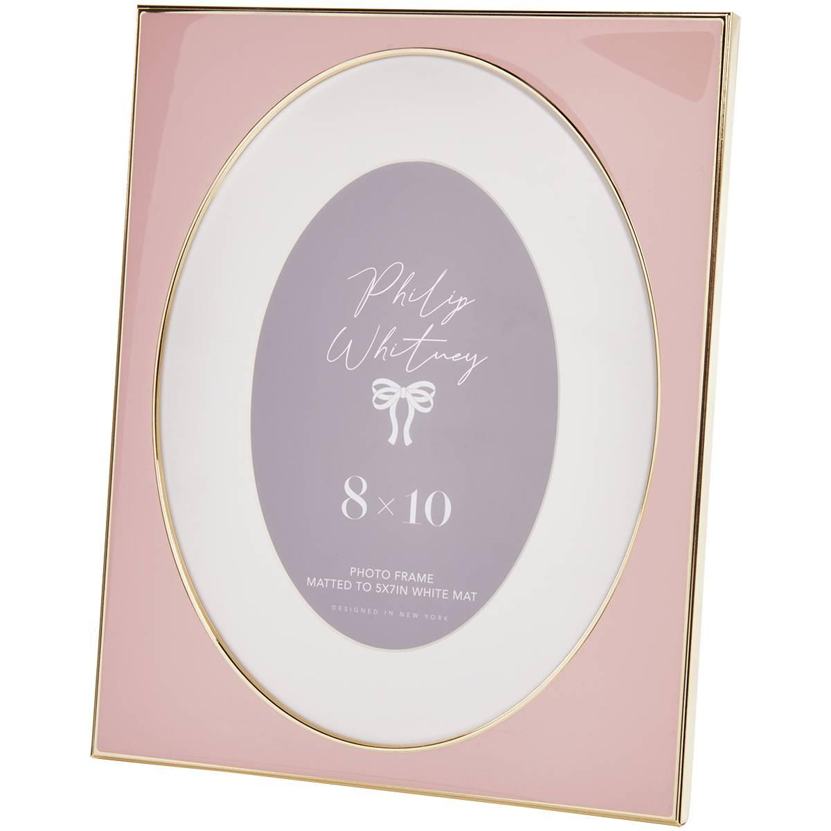 Click here for Godinger Oval Photo Frame - Pink prices