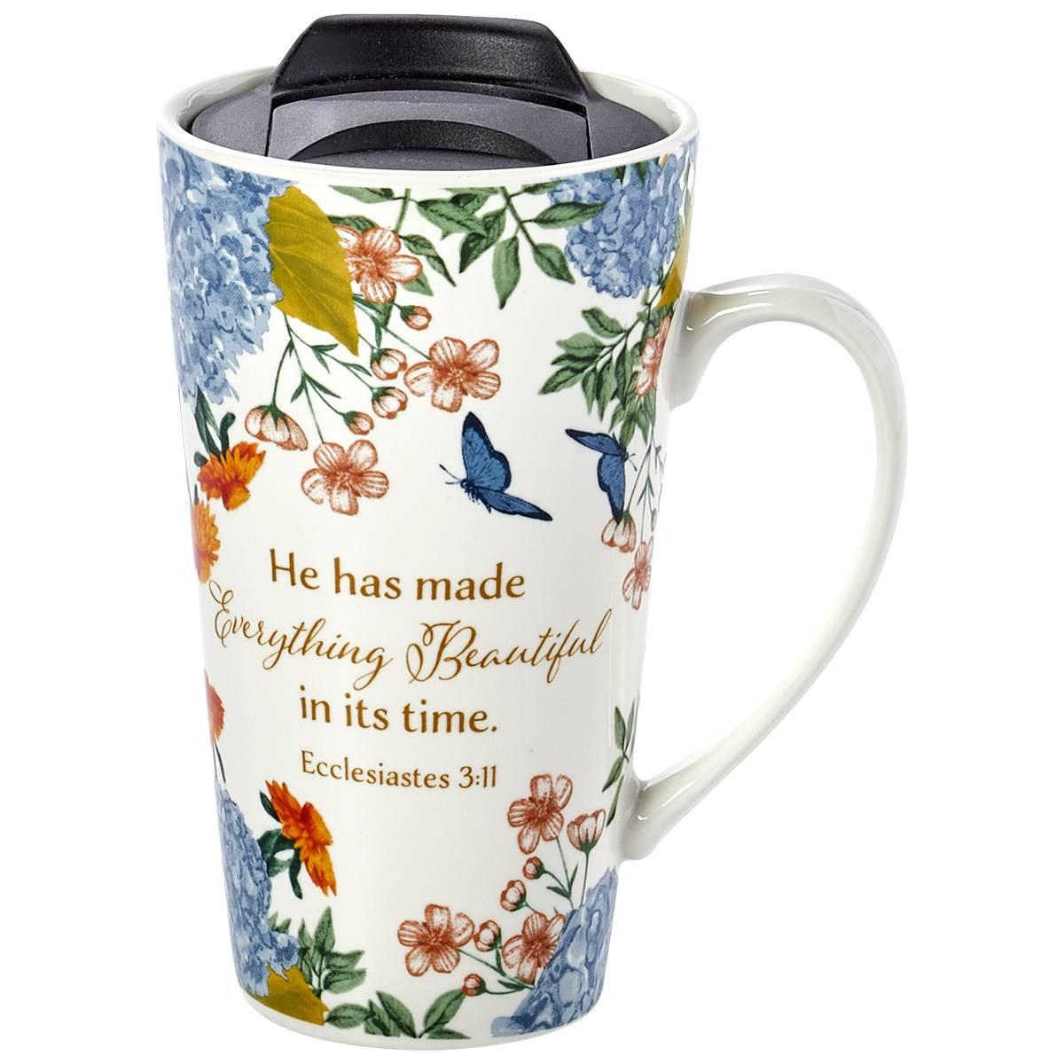 Click here for Godinger Hydrangeas And Butterfly Mug prices