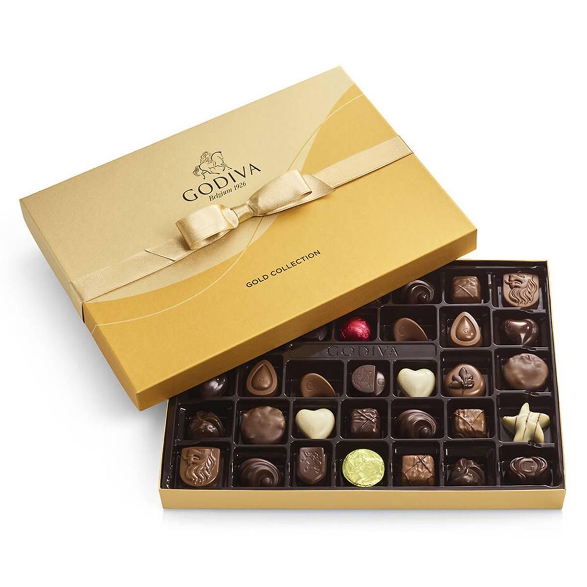 Click here for Godiva 36pc. Gold Ballotin Chocolate Gift Box prices