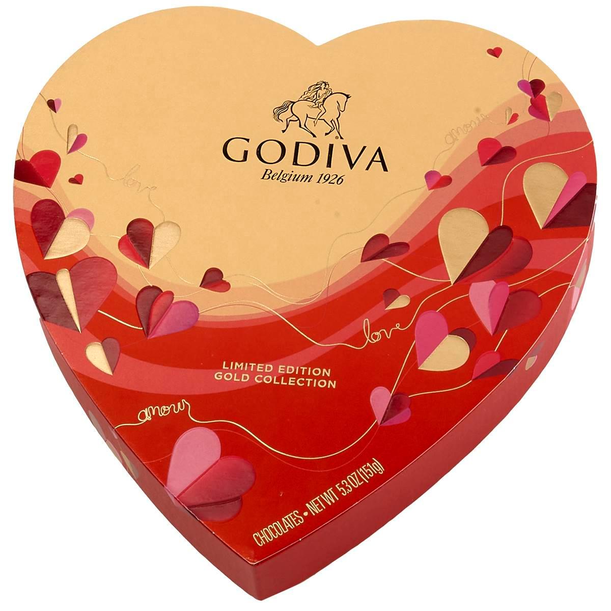 Click here for Godiva 14pc. Assorted Chocolate Heart Box prices