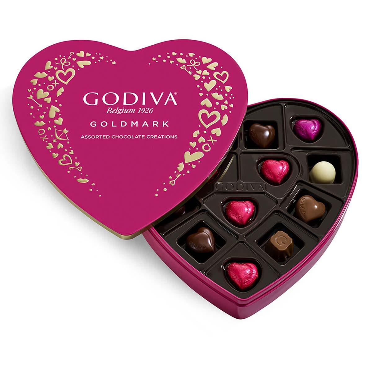 Click here for Godiva 14pc. Gold Mark Assorted Chocolates Gift Ti... prices