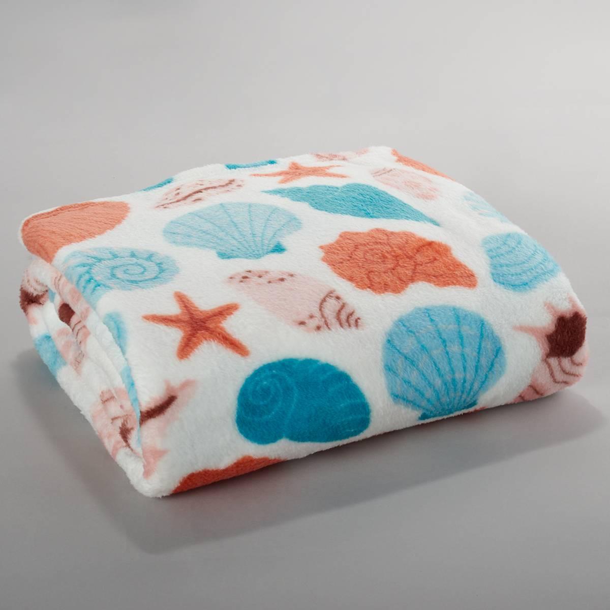Click here for Ashley Cooper(tm) Shell Splash Print Plush Throw prices