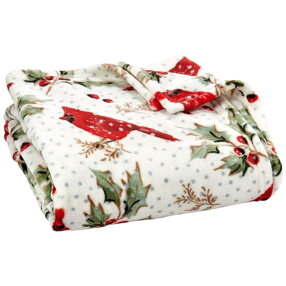 Click here for Ashley Cooper(tm) Snowy Cardinals Plush Throw prices