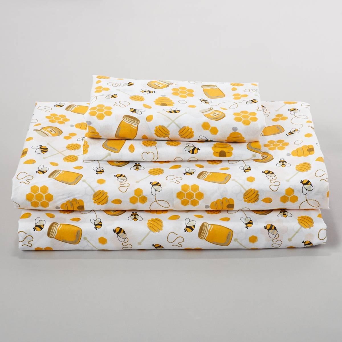 Click here for Ashley Cooper(tm) Busy Bees Microfiber Sheet Set prices